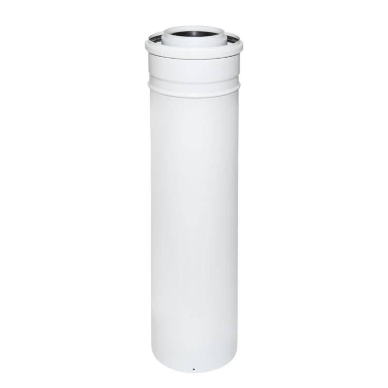 Bertrams 1 x Rohr 500mm Polyline LAS DN 60/100, weiß... nur 21.90 EUR