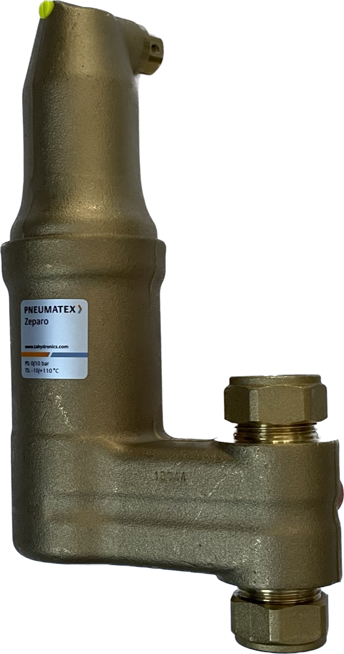 PNEUMATEX Zeparo ZUVL Luftabscheider Microblasenabscheider... nur 97.90 EUR