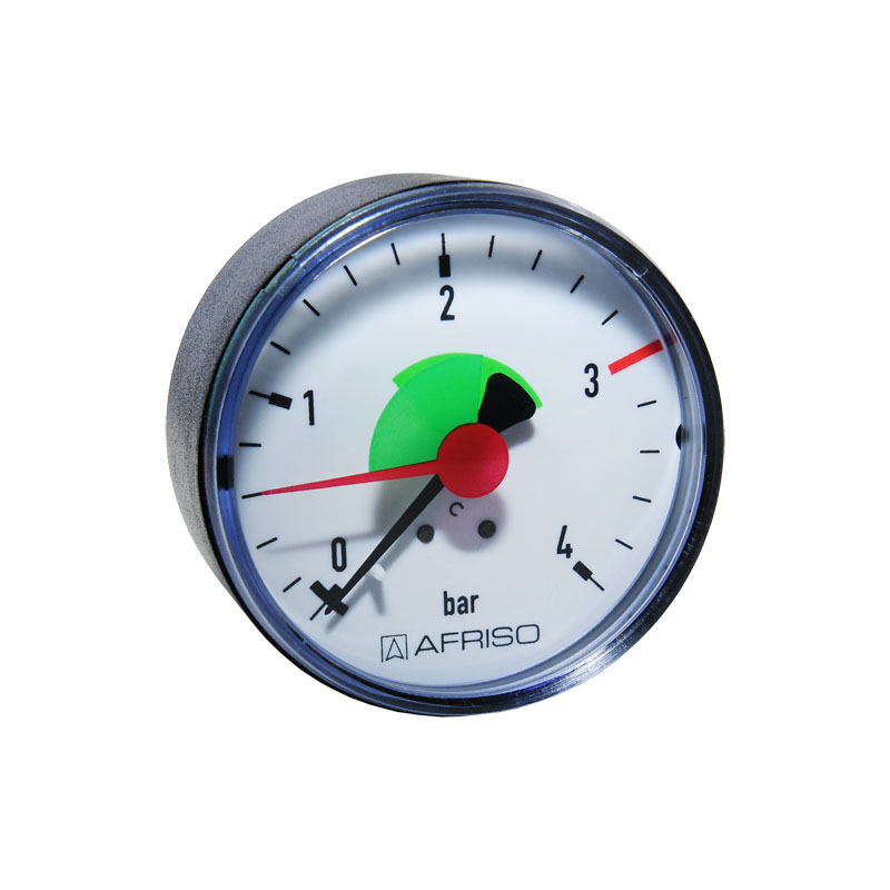 Afriso Rohrfeder-Manometer Manometer 0 – 4bar Anschluss... nur 5.29 EUR