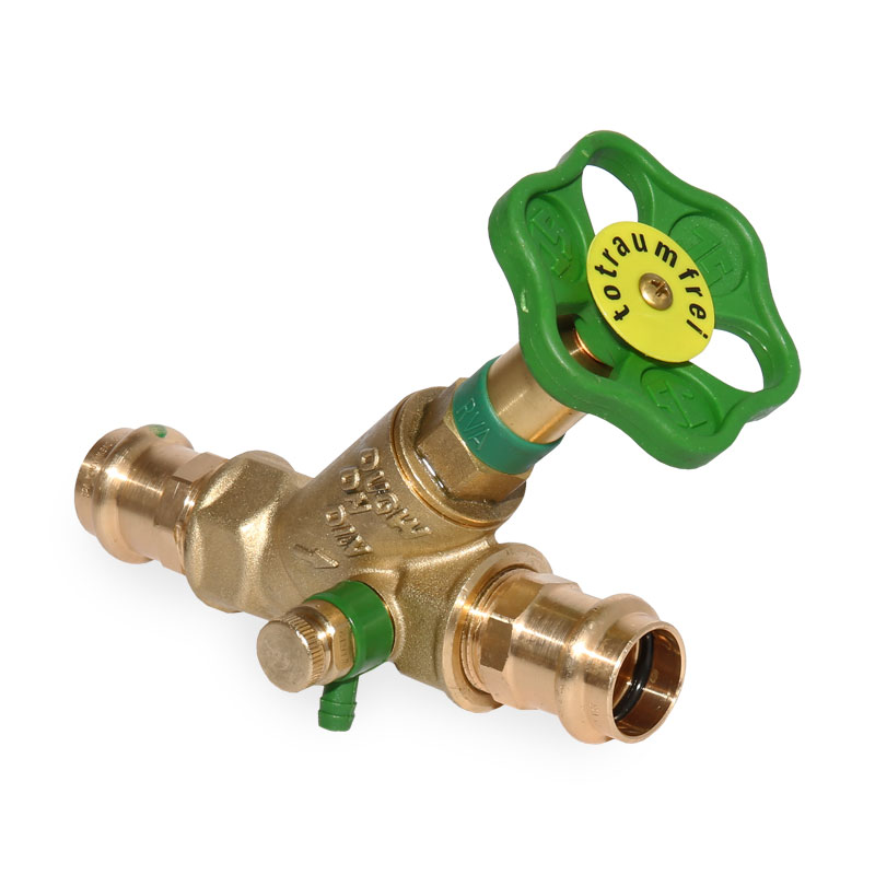 KFR Ventil 28mm DN25 mit Viega Pressnippel mit Entleerung... nur 44.90 EUR