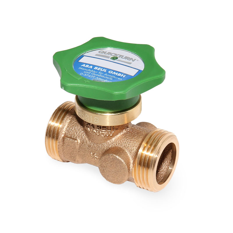 Aba Beul Quickturn Kolbenventil 1‘‘ (DN 20) AG ohne... nur 39.39 EUR