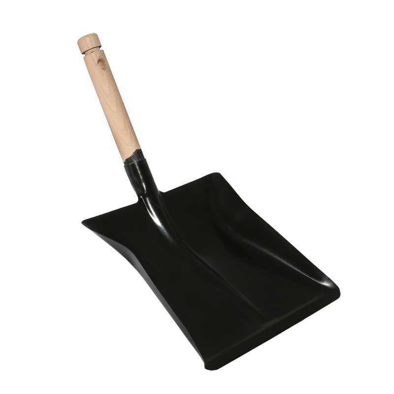 Kehrblech Kehrschaufel schwarz lackiert mit Holzgriff... nur 6.49 EUR