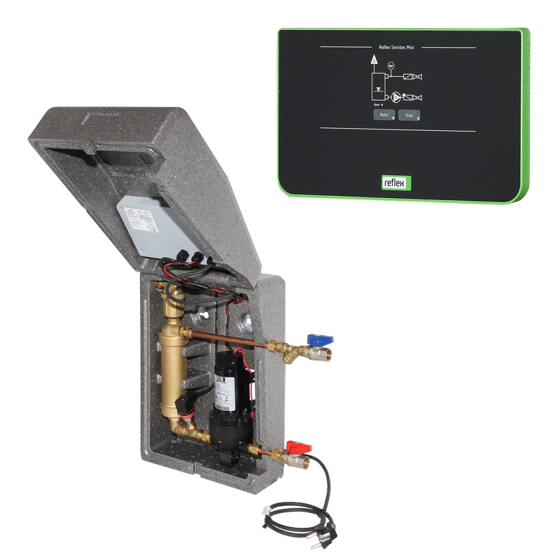 Reflex Servitec Mini, kompakte Vakuum- Sprührohrentgasung... nur 869.90 EUR